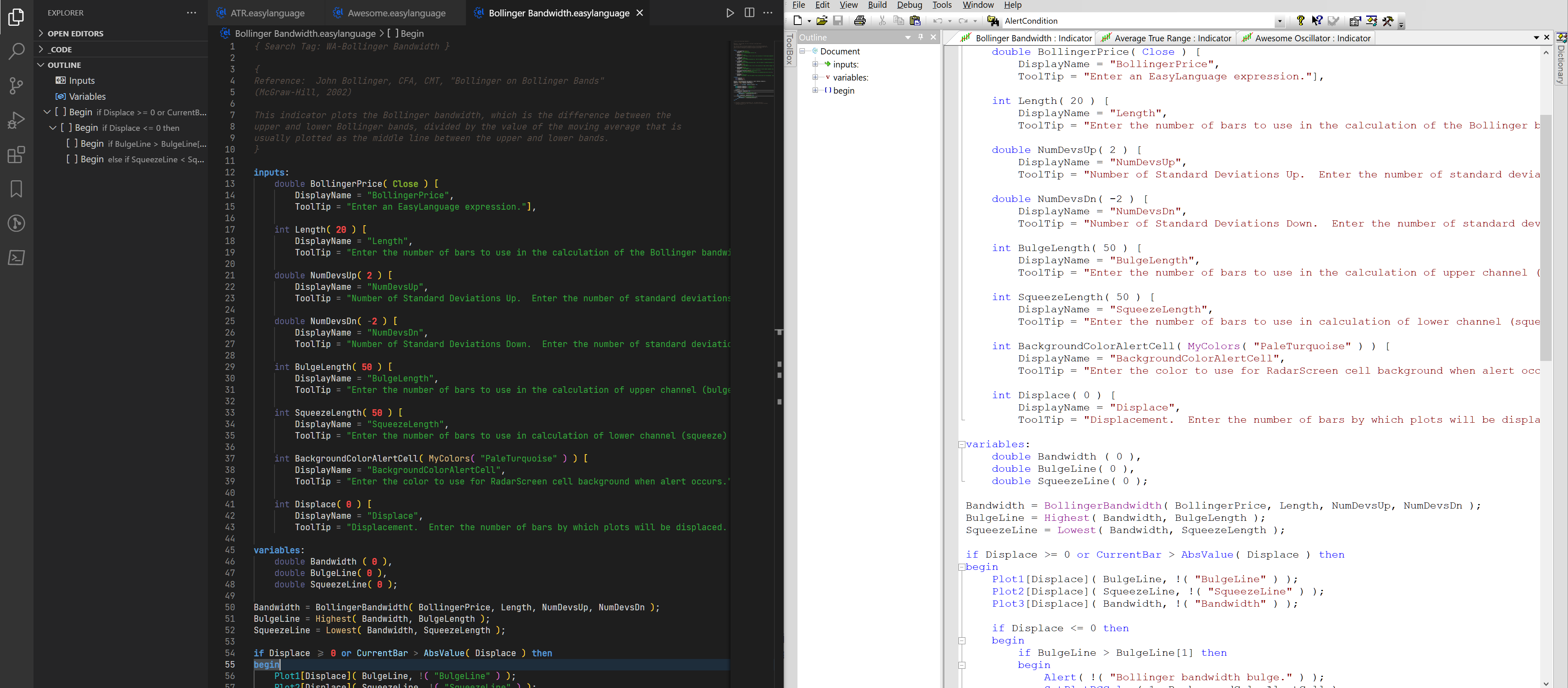easylanguage support - Visual Studio Marketplace